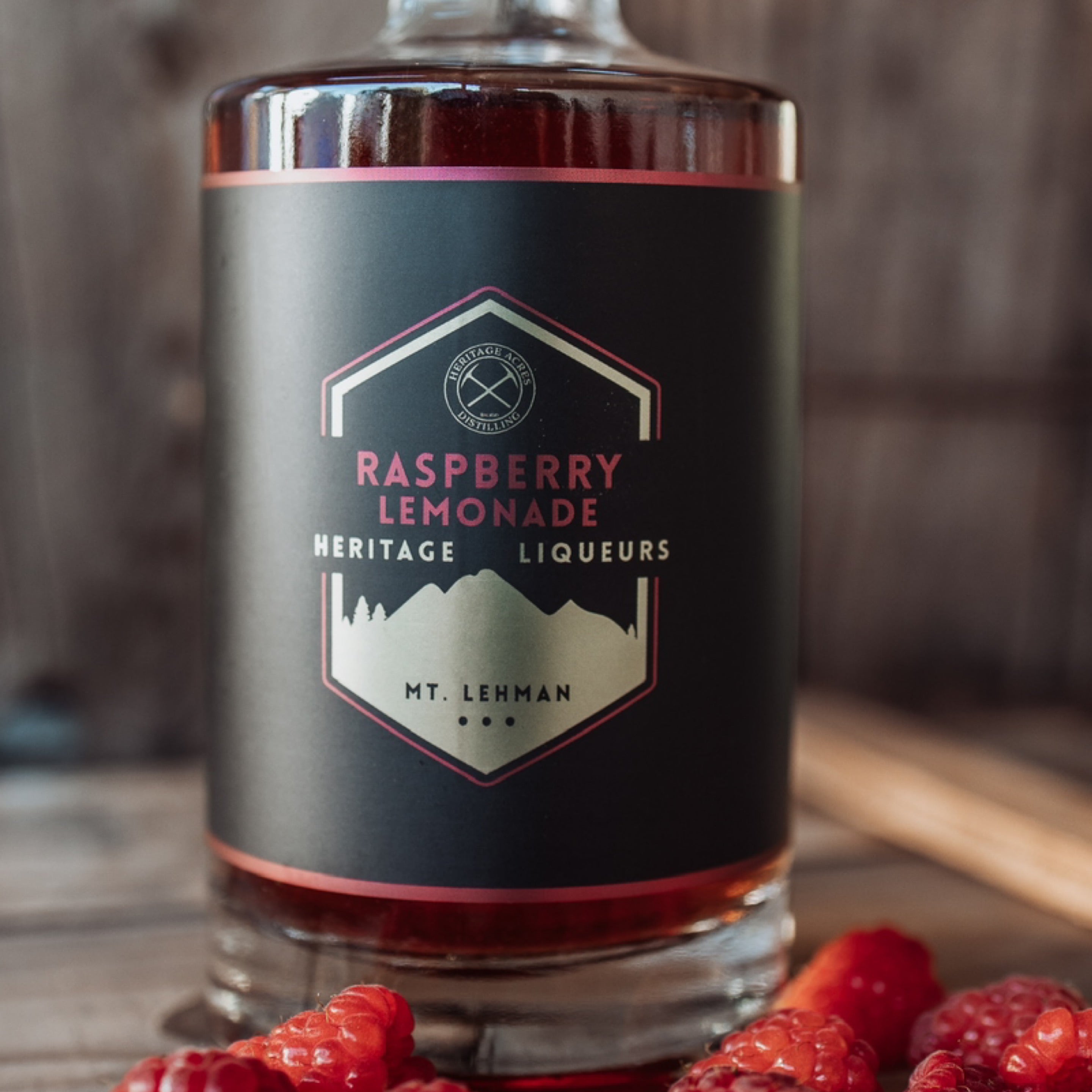 Raspberry Lemonade Liqueur | Heritage Acres Distilling