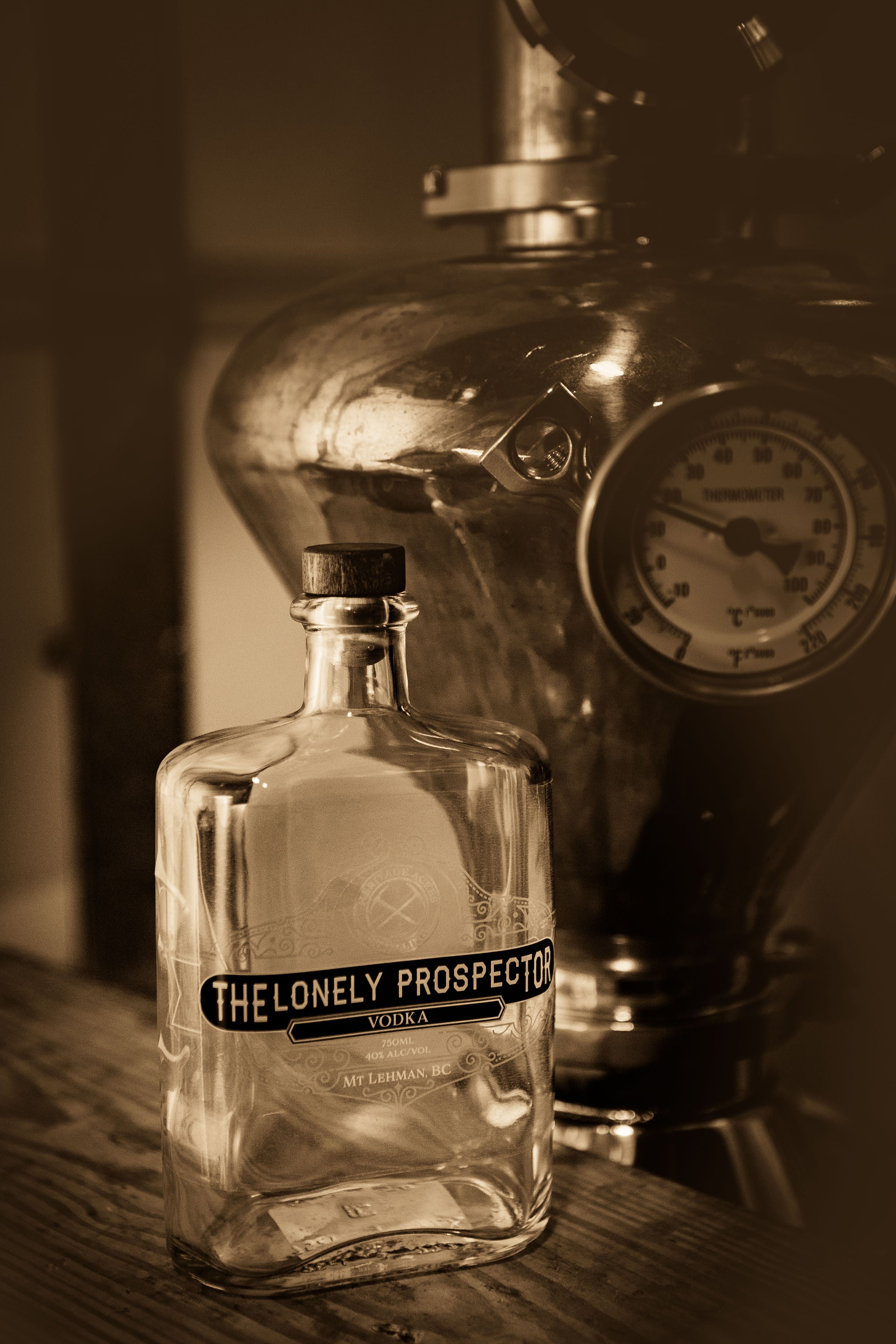 The Lonely Prospector Vodka - Heritage Acres Distilling | Heritage ...